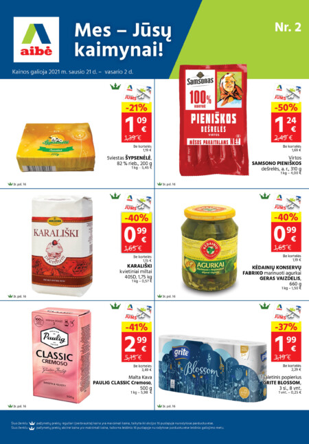 AIBĖ JUMS kortelė - Aibė